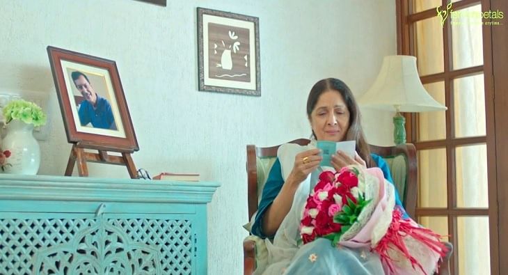 Ferns N Petals 'Flower Will' ad with Neena Gupta & Rajat Kapoor ...