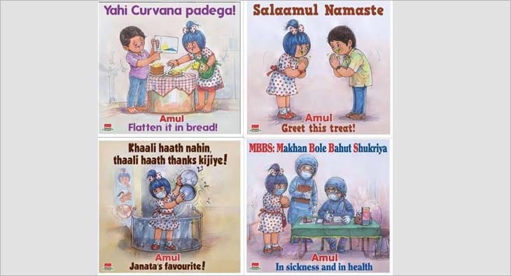 How Amul won hearts with tasteful creatives in testing times