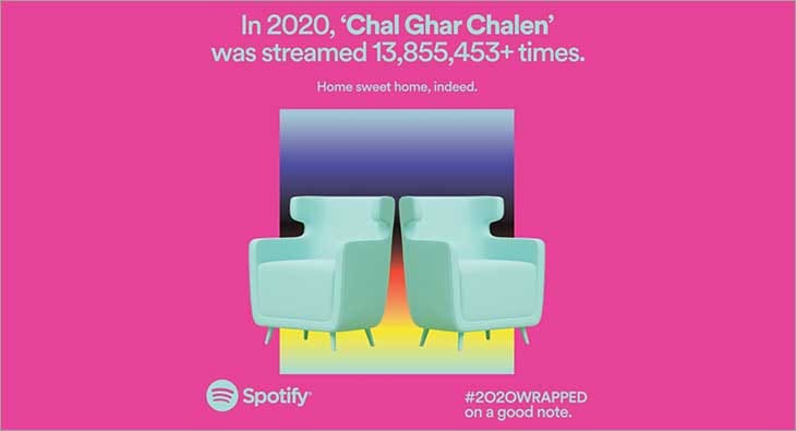 Wrapping up 2020 on a good note, Spotify displays OOH campaigns in ...