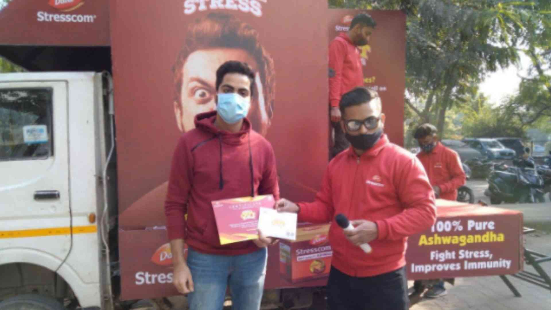 Dabur Stresscom launches on-ground activation ‘Shout Out Stress’