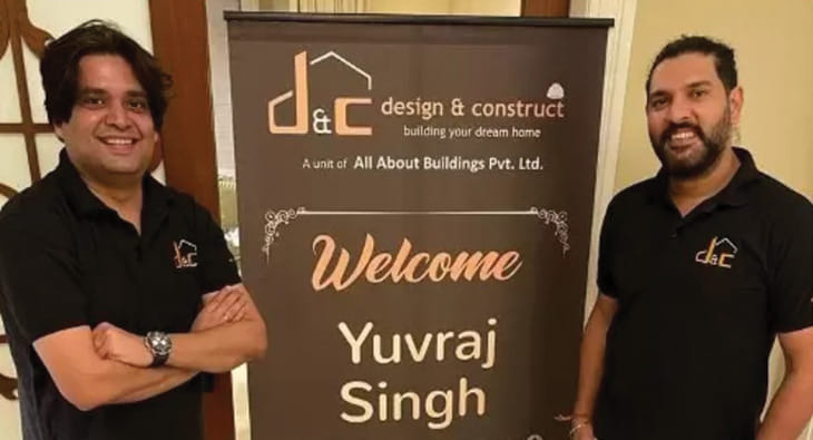 Yuvraj Singh named first-ever brand ambassador of Design & Construct