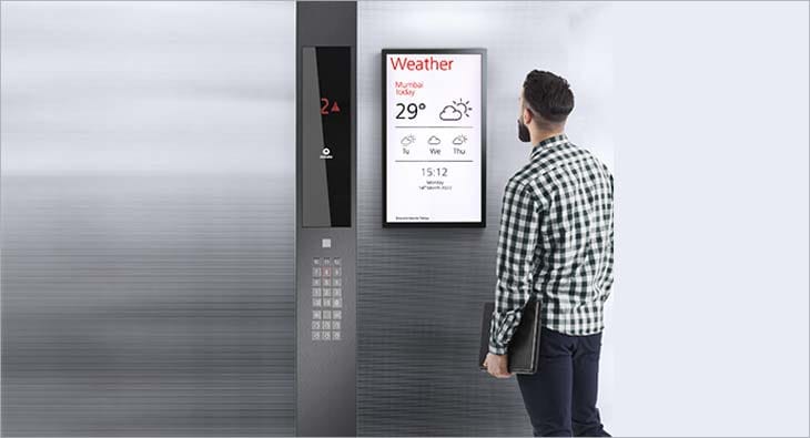 Schindler launches digital in-elevator advertising & communication