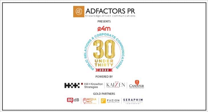 e4m PR & Corp Comm 30 Under 30 Summit and Awards today