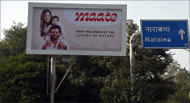 Priyanka and Suresh Raina’s ‘maate’ rolls out its first OOH campaign