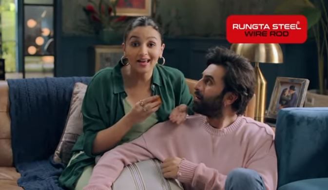 'Ekdum Solid,' says Alia and Ranbir in Rungta Steel Wire Rod’s new TVC