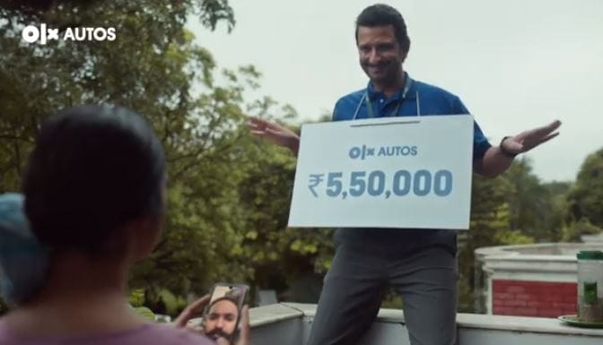 Sharman Joshi promises the 'OLXtraaa' price in OLX Autos ad