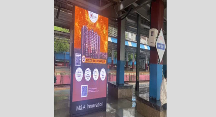 LED installations at 13 Mumbai local railway stations light up OOH media