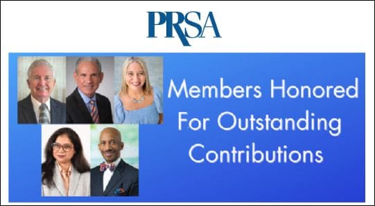 PRSA to honour 5 members for their outstanding services at ICON 2023
