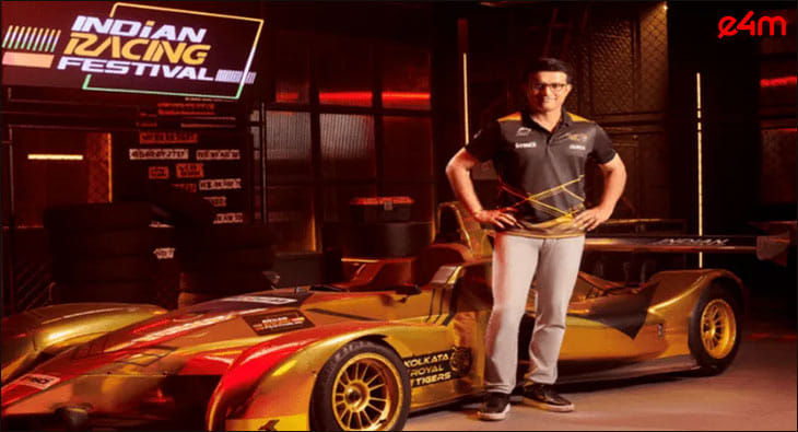 Sourav Ganguly joins Indian Racing Festival as owner of Kolkata Royal ...