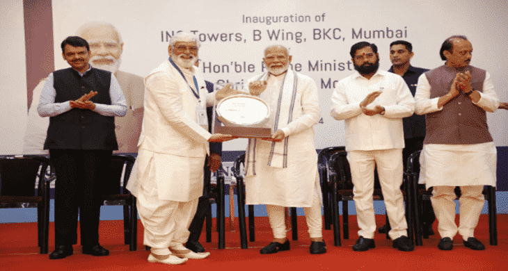 PM Modi inaugurates INS Towers in Mumbai