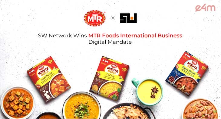 MTR Foods International Business awards digital mandate to SW Network
