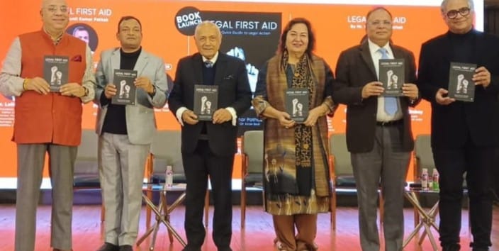 Sunil Kumar Pathak's book 'Legal First Aid' released at India ...