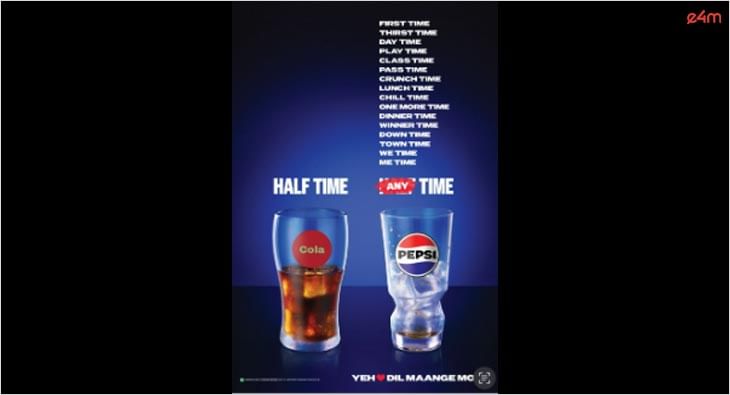 Pepsi takes on Coca-Cola’s ‘Half Time’ campaign