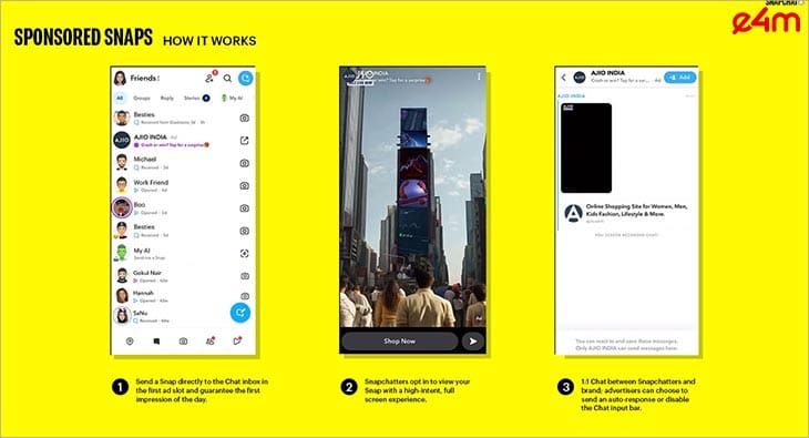 Snapchat launches Sponsored Snaps in India