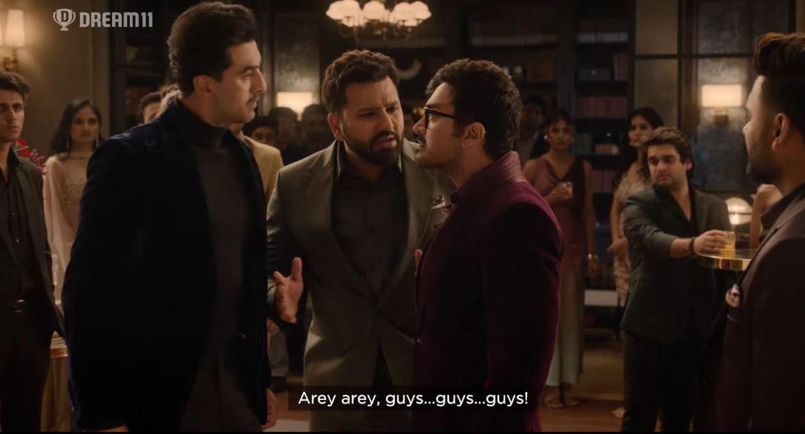 Aamir Khan and Ranbir Kapoor draw battlelines in Dream11's IPL 2025 ad