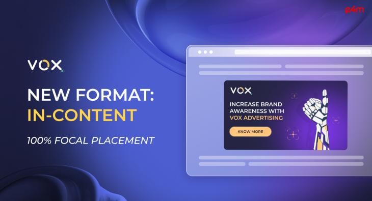VOX expands its ad format portfolio with new in-content format