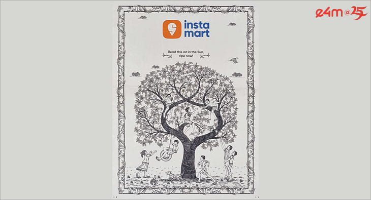 Instamart Print Ad