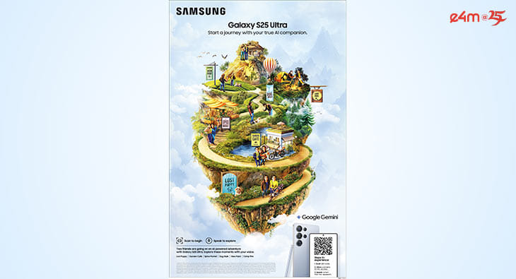 Samsung lets your voice take the lead with a first-of-its-kind print ad