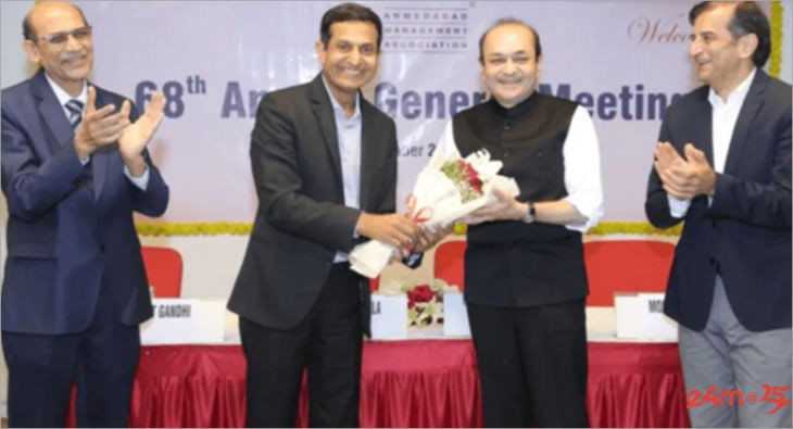 Rajiv Gandhi elected President of Ahmedabad Management Association