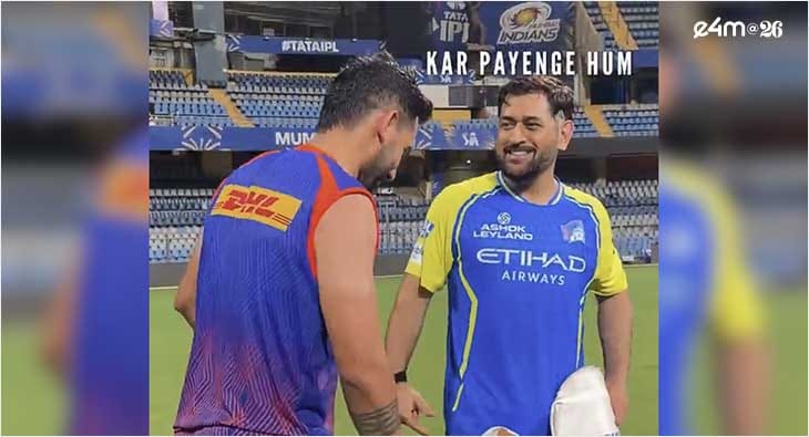 MI vs CSK clash, M S Dhoni, Deepak Chahar, IPL 2026