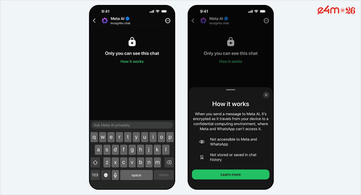 Incognito Chat Feature