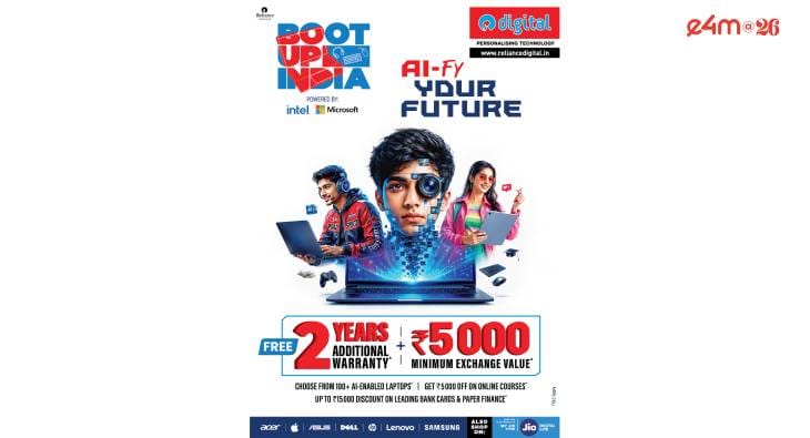 Reliance Digital is all set to AI-fy India with the Boot Up 2026 campaign
