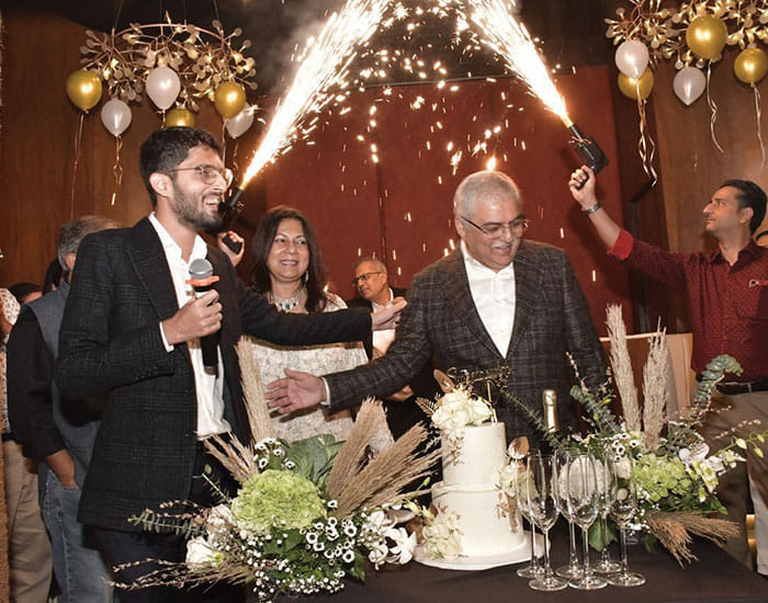 ashish bhasin celebrates 60th birthday with industry legends