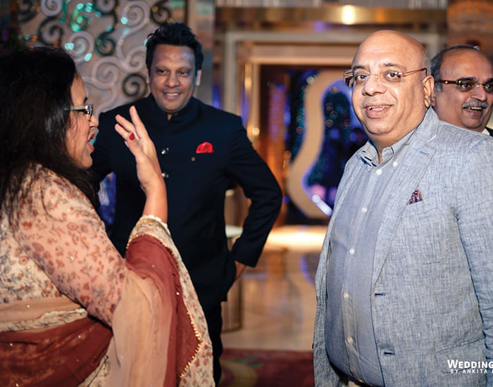 akshat singhal and unnati goyals pre wedding party